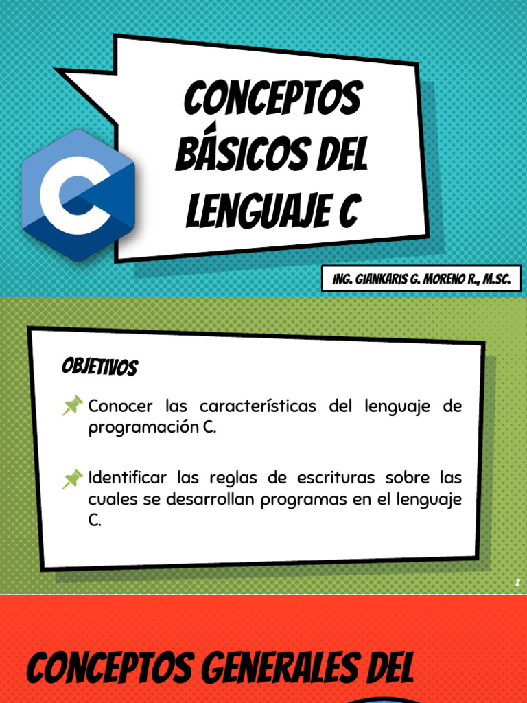 Cap 1 - Conceptos Básicos Del Lenguaje C | PDF | C (lenguaje de programación) | Lenguaje de ...