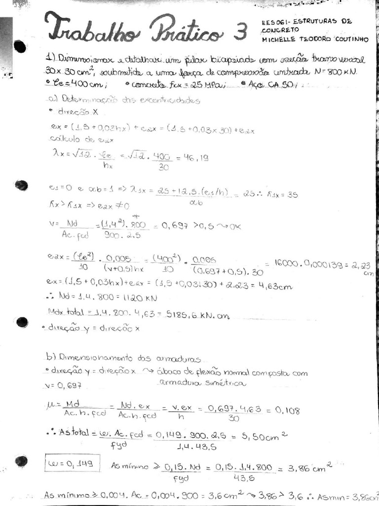 EES061 - TP#3 - Michelle Teodoro Coutinho | PDF