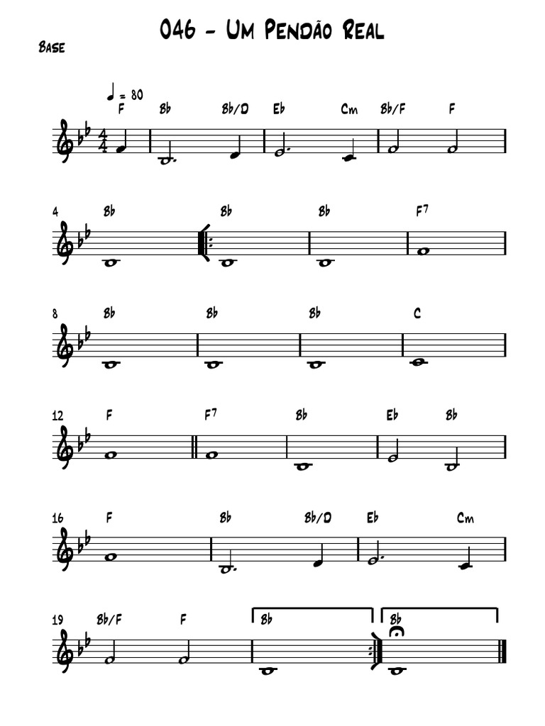 046 - Um Pendão Real - Base | PDF