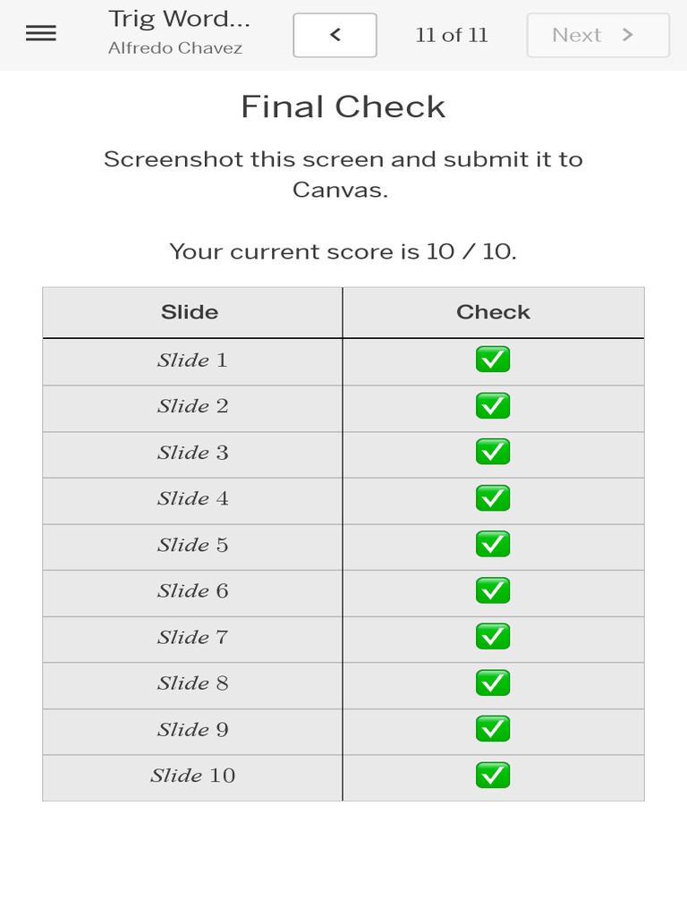Trig Word Problems Self-Checking | PDF