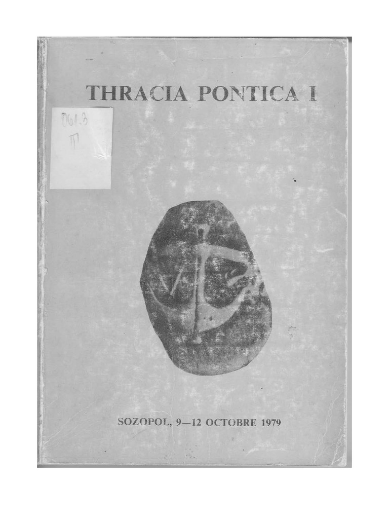 Thracia Pontica-1 R | PDF