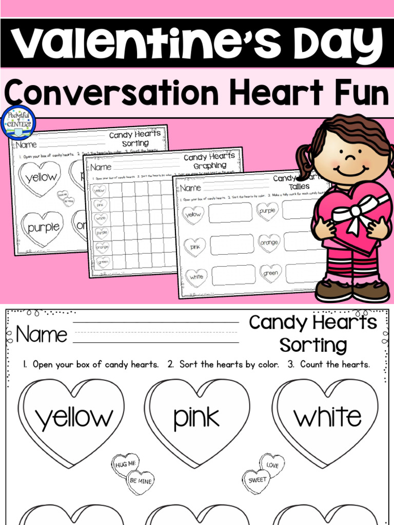 Valentine's Day: Conversation Heart Fun | PDF