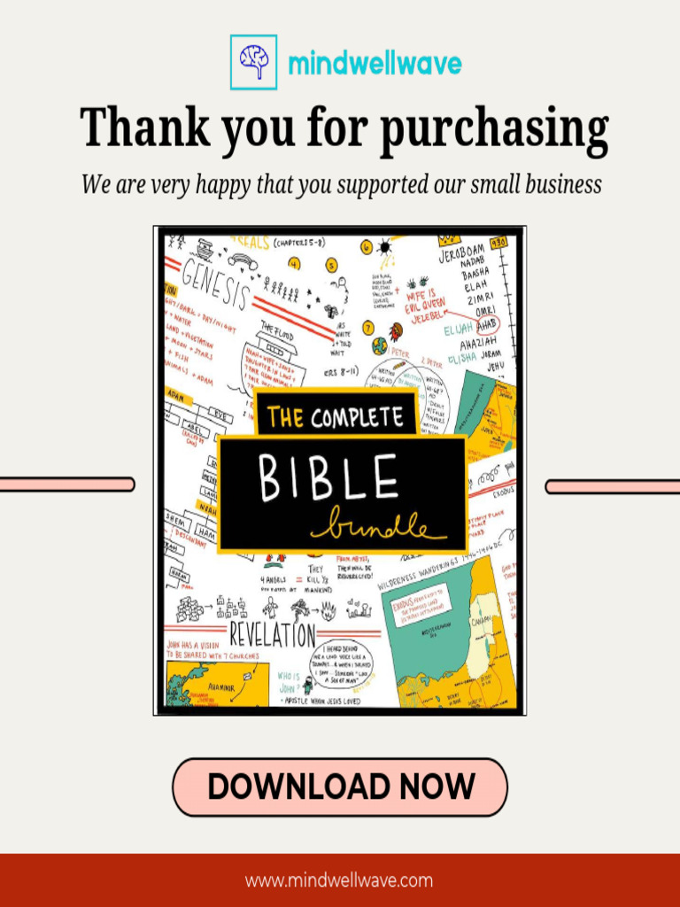 ENTIRE Books of The Bible Bundle Download Link | PDF