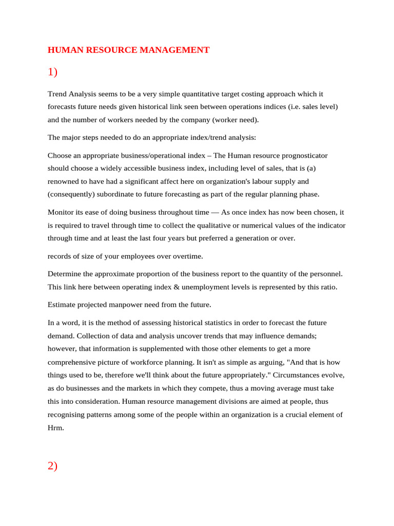 Dmba106 - Human Resource Management | PDF | Performance Appraisal | Forecasting