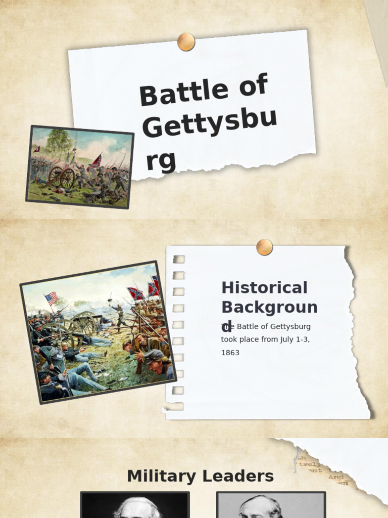 Gettysburg Battle Overview and Impact | PDF | Travel