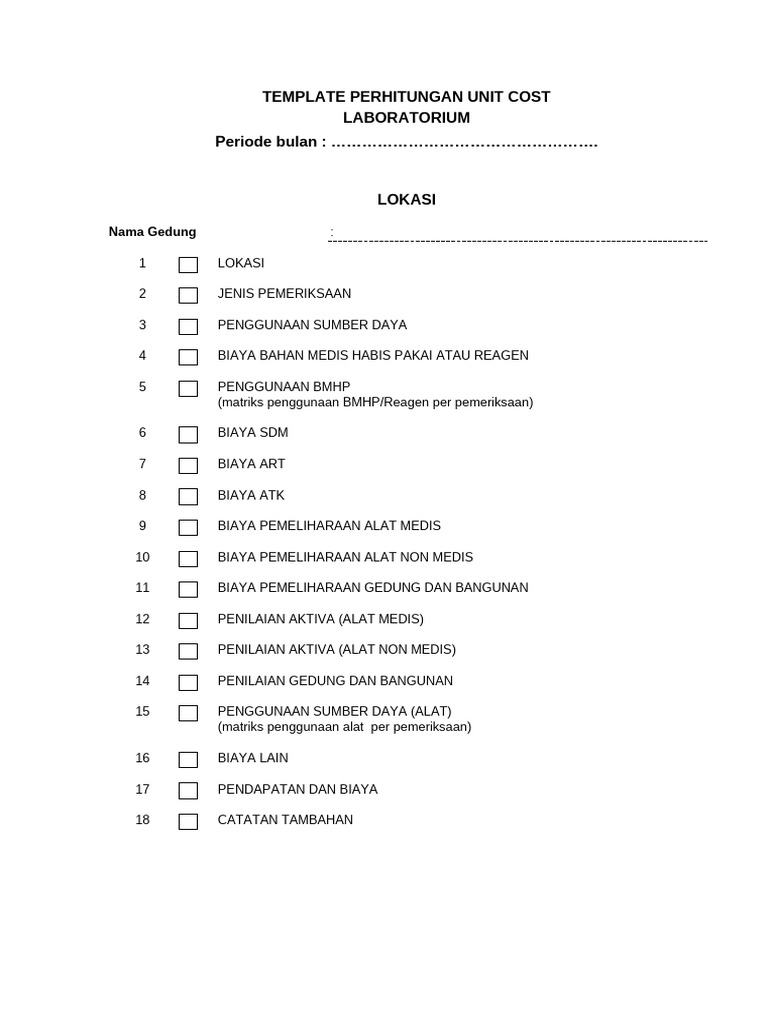 Template Unit Tranfusi Darah - RSSS | PDF