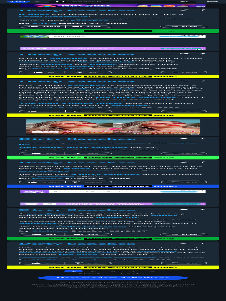 Urban Dictionary Dirty Sanchez | PDF