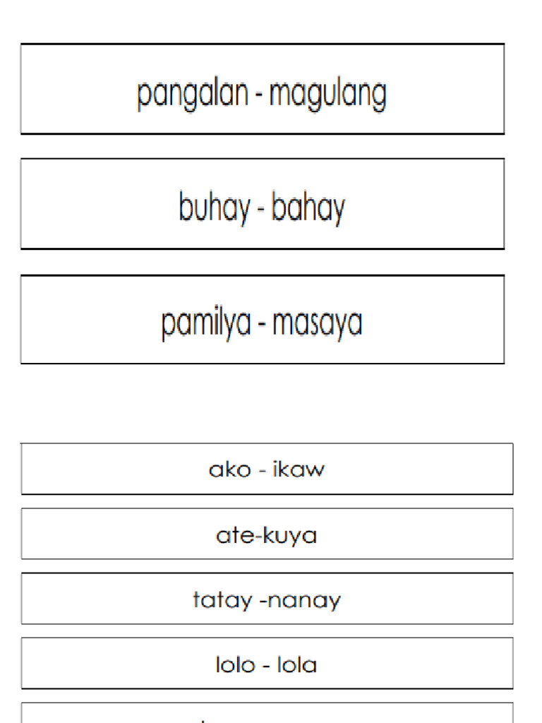 Ryhming Words | PDF