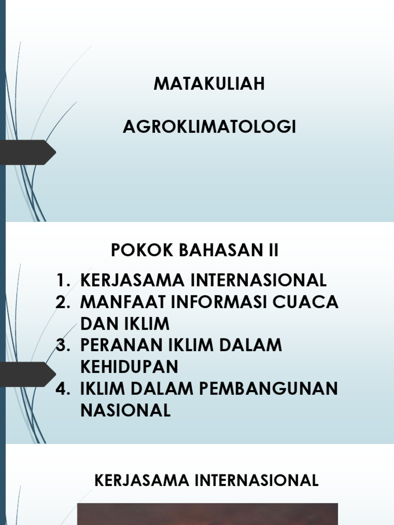 Peranan Iklim Dan Cuaca (II) | PDF | Sains & Matematika | Teknologi ...