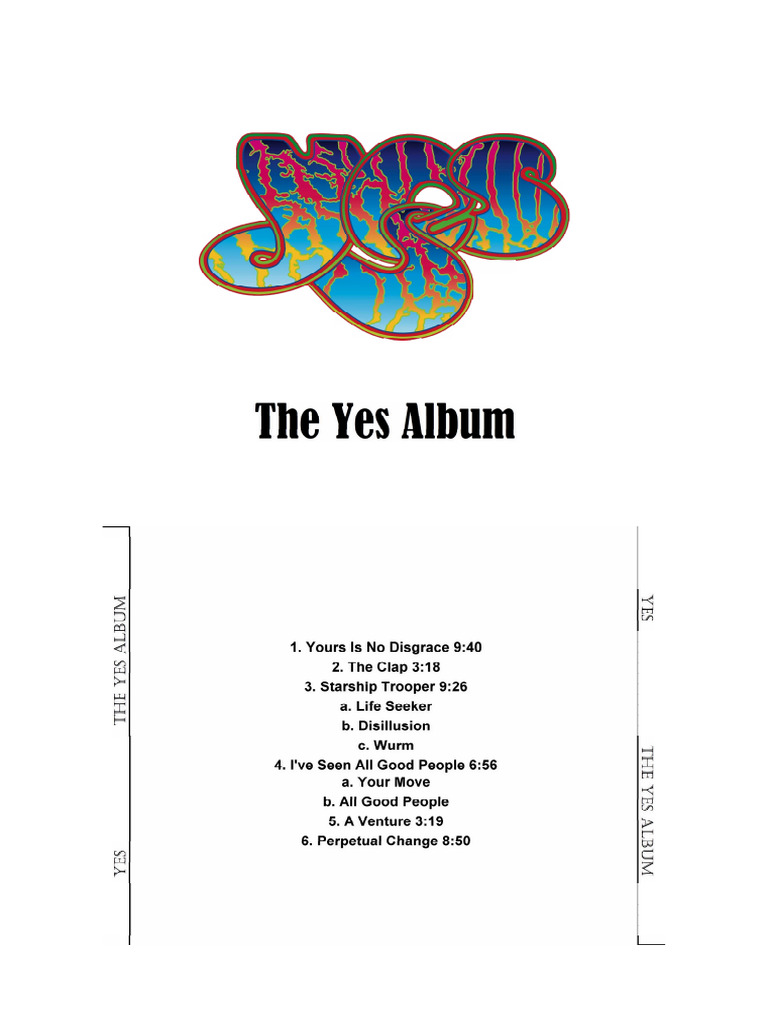 Yes Album | PDF