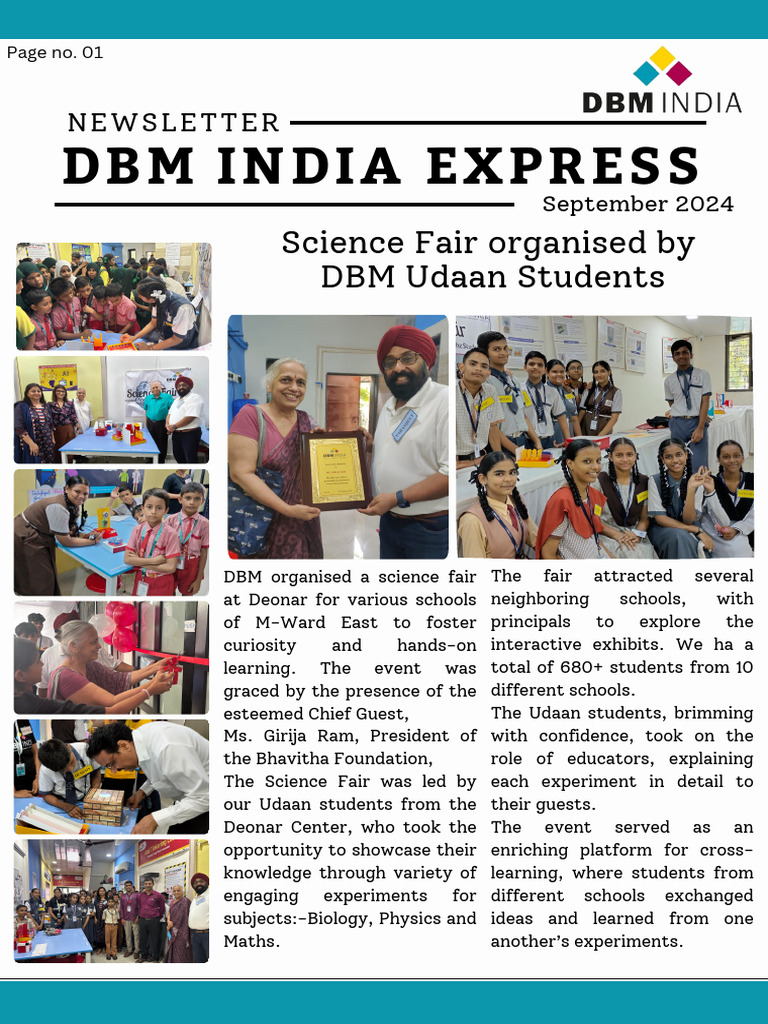 DBM India Newsletter September 2024 | PDF