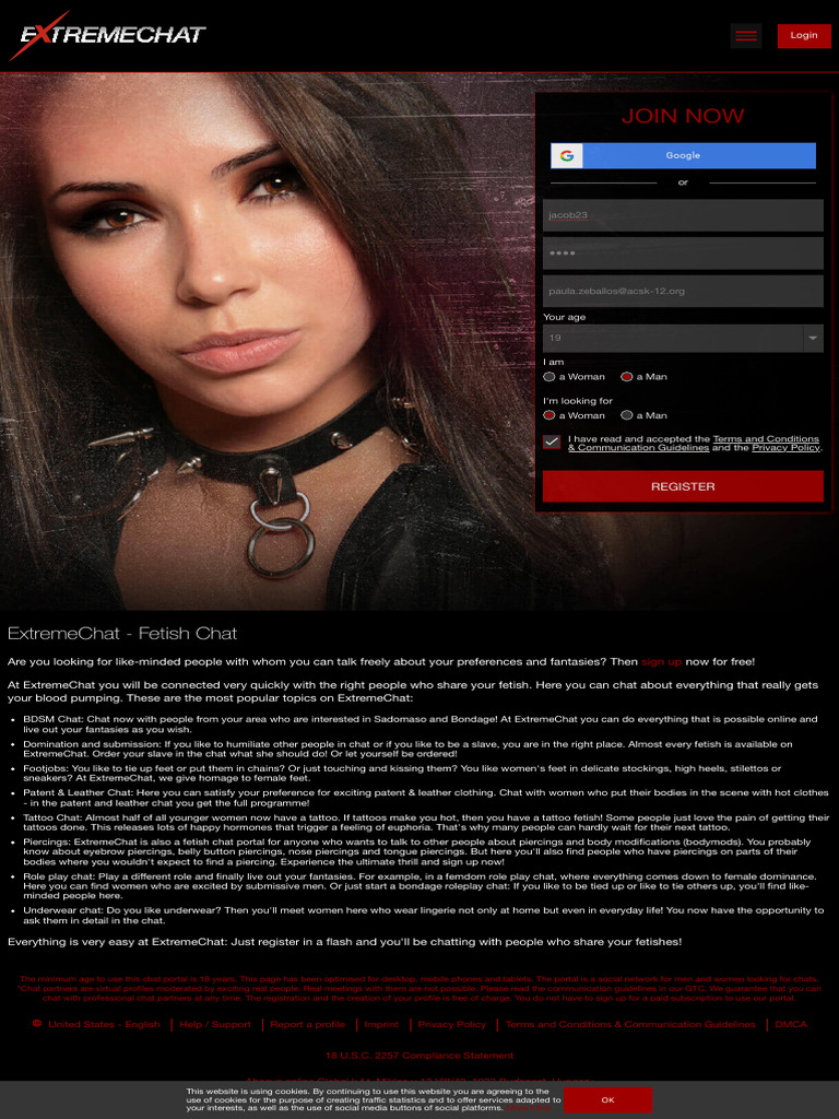 ExtremeChat Fetish Chat 2 | PDF | Bondage (Bdsm) | Fetish Subculture