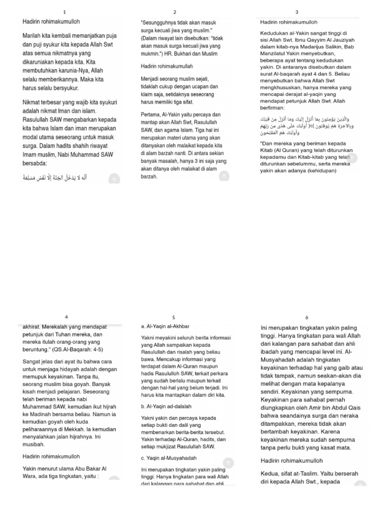 Khutbah Abah Asep | PDF