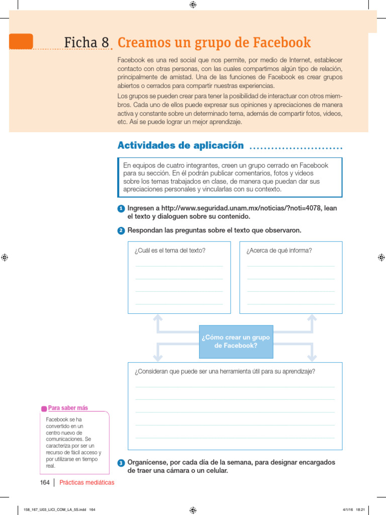 Creamos Un Grupo de Facebook | PDF | Facebook | Servicio de redes sociales