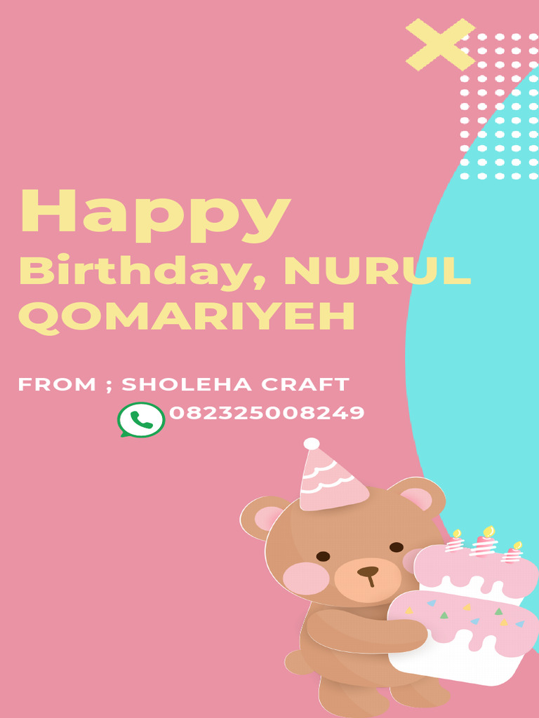 Happy Birthday, Nurul Qomariyeh | PDF