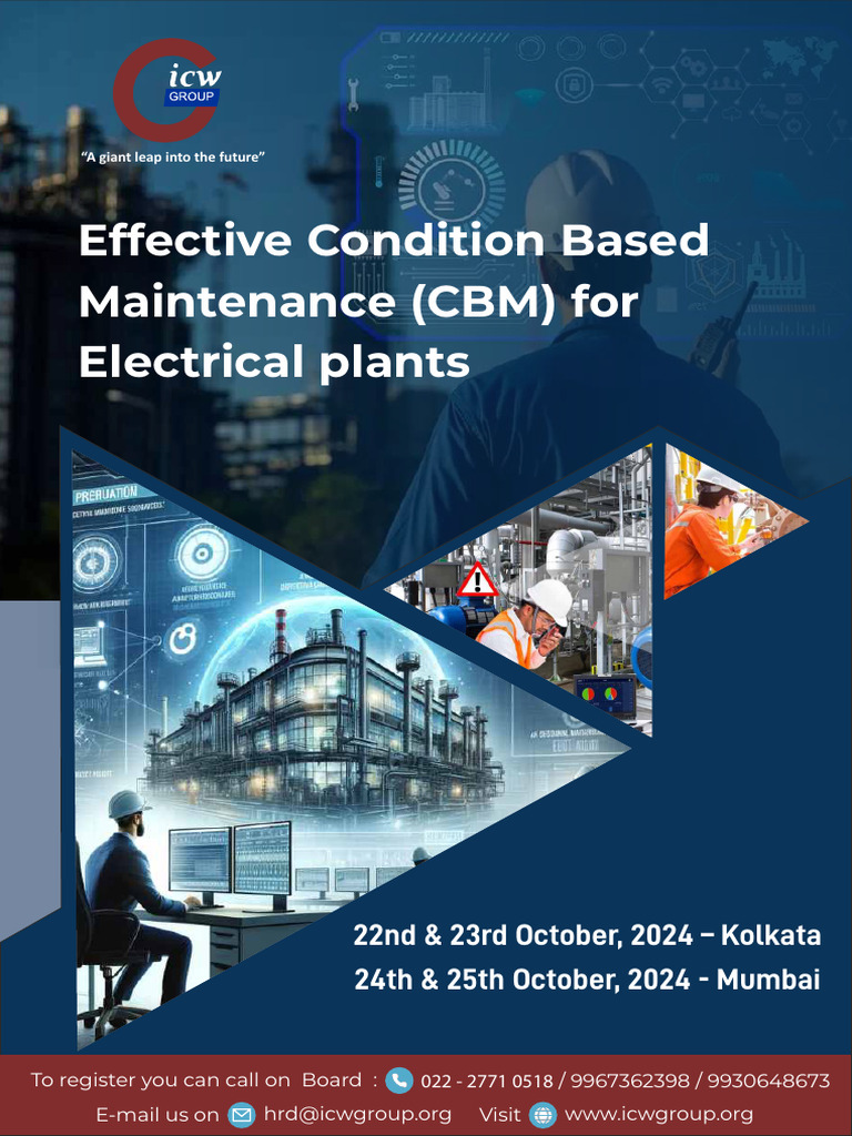 Effective Condition Based Maintenance (CBM) For Electrical Plants | PDF | Electrical Engineering