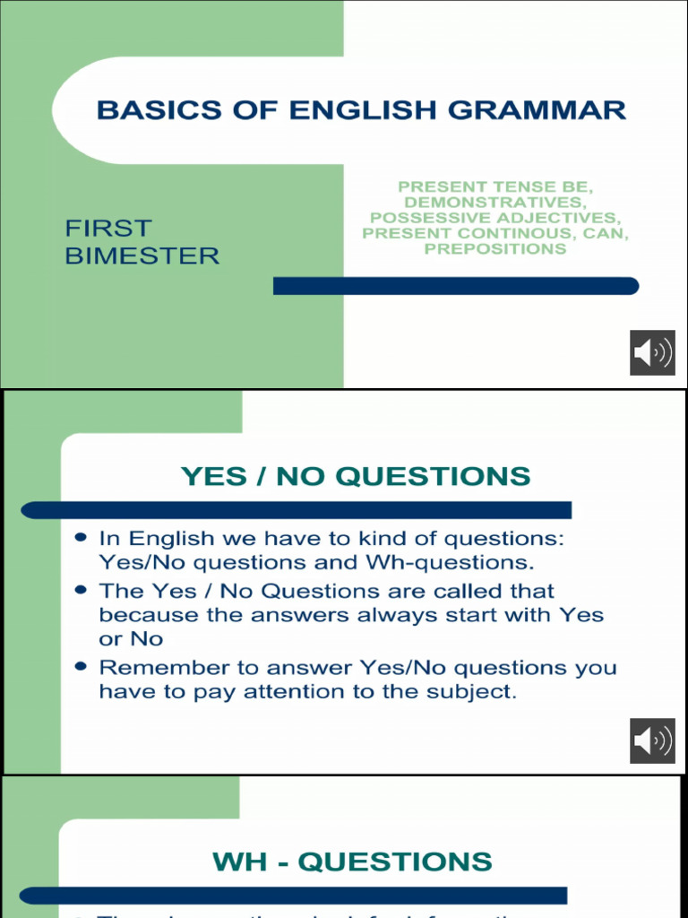 Grammer English Presentation2 | PDF