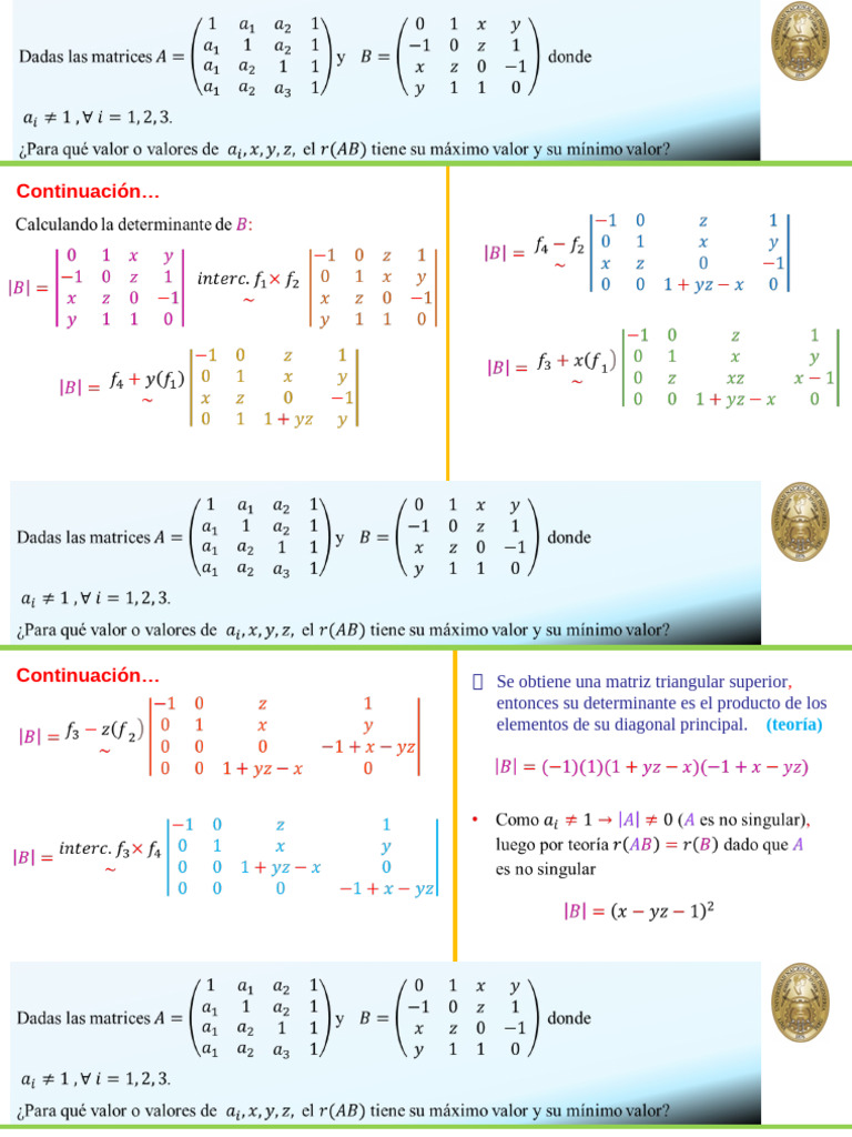 Capitulo 1 - Parte 10 Modificado | PDF | Matriz (Matemáticas) | Espacio vectorial