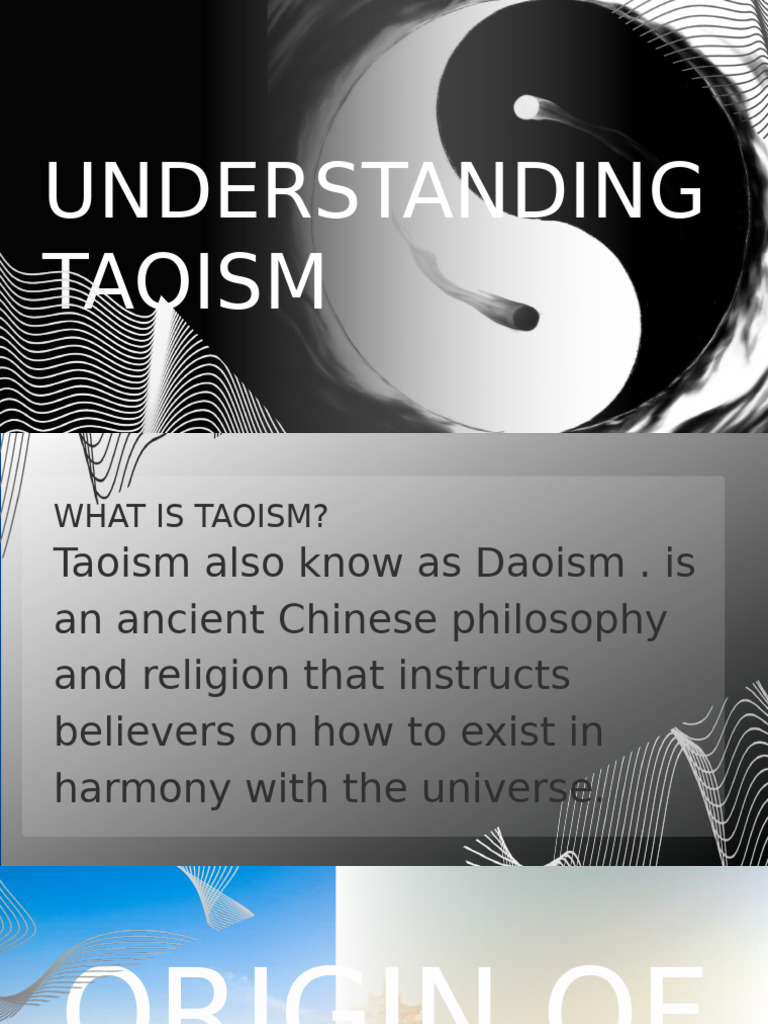 TAOISM PPT WORLD RELIGION - Zairel Robles | PDF | Laozi | Tao Te Ching
