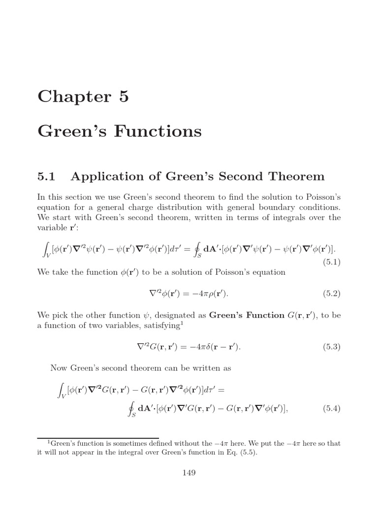 Green's Functions in Electromagnetism | PDF | Green's Function | Functions And Mappings