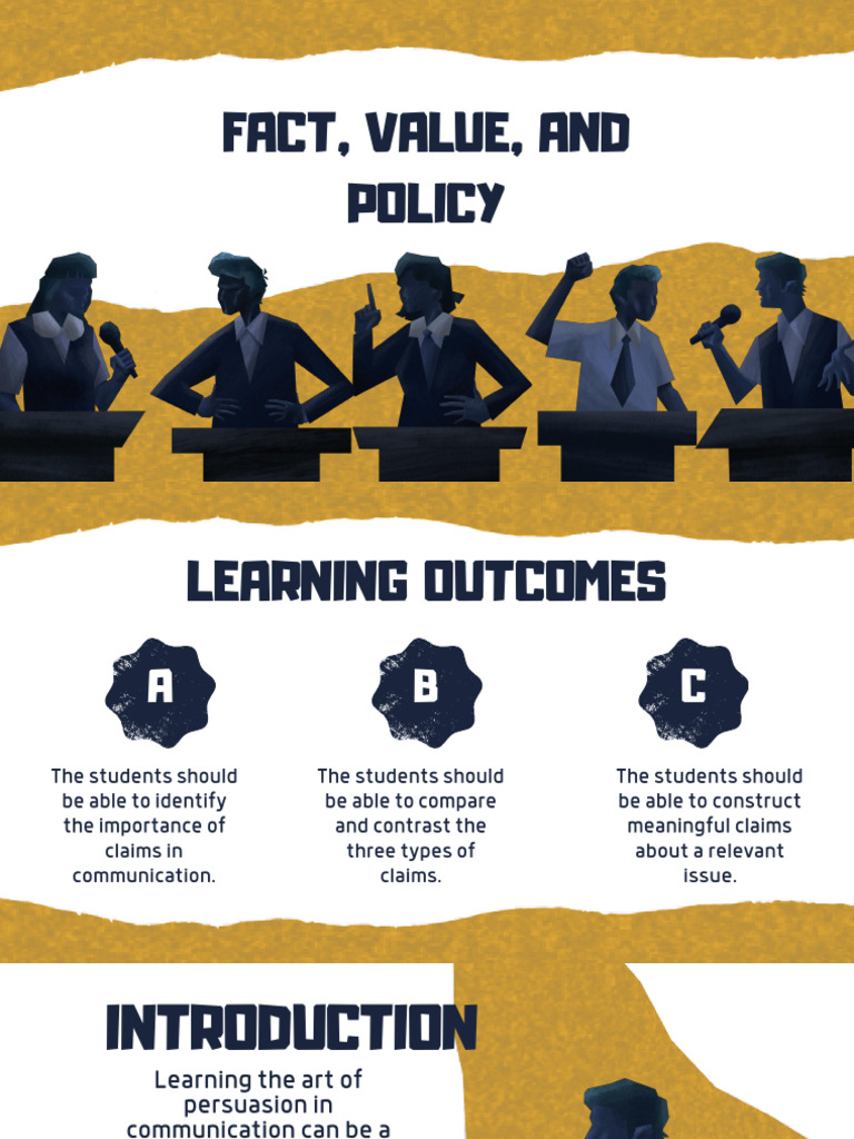 Claims of Fact Value and Policy and Exposition | PDF | Essays ...