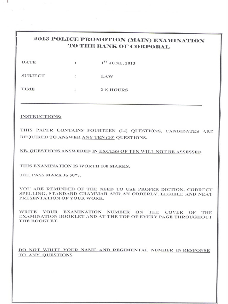 June 2013 CPL Law | PDF