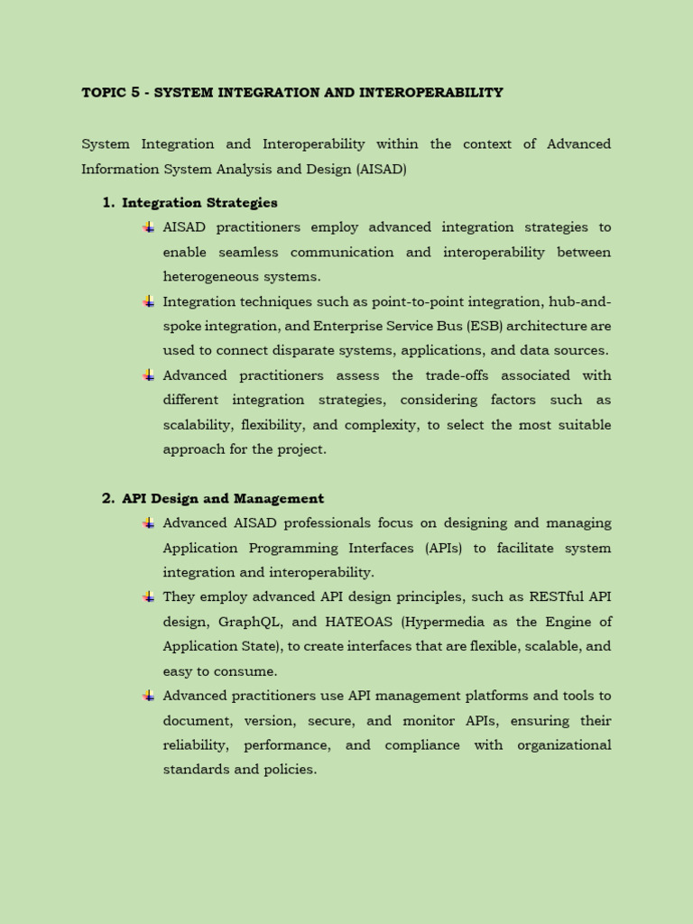 5.-XISAD-Topic5-System-Integration-and-Interoperability | PDF ...