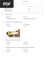 Types of Energy (Grade 6) - Free Printable Tests and Worksheets | PDF ...