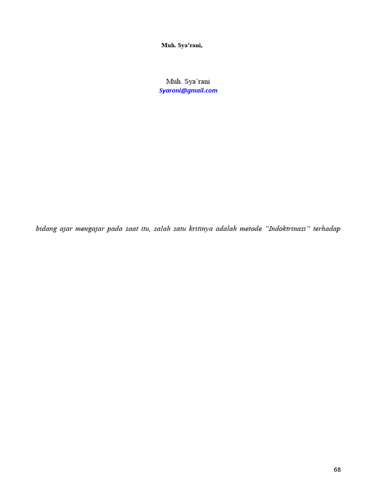 Konsep Pendidikan Dalam Pemikiran Ibnu Khaldun | PDF