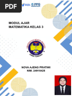 Modul Ajar Matematika - Nilai Tempat Bilangan - Fase B - Kelas 3 | PDF | Kajian Bahasa Asing