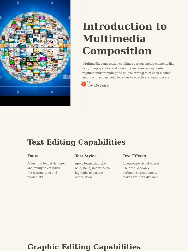 Introduction to Multimedia Composition | PDF | Multimedia | Image Editing