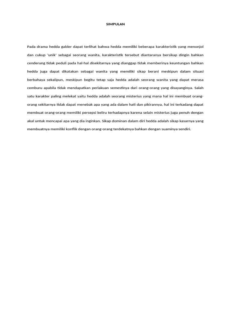 Simpulan - Done | PDF