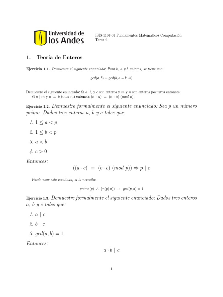 Tarea2 | PDF | Matemáticas discretas | Conceptos matemáticos
