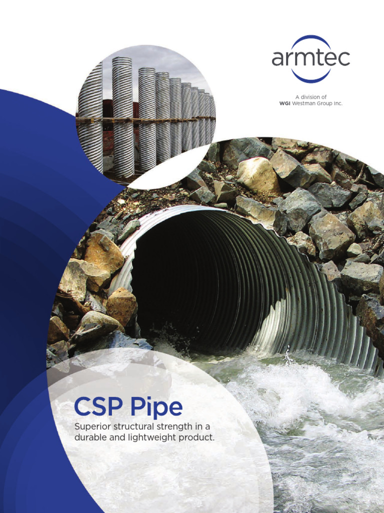 armtec2020CorrugatedSteelPipe CSP E 102 | PDF | Pipe (Fluid Conveyance ...