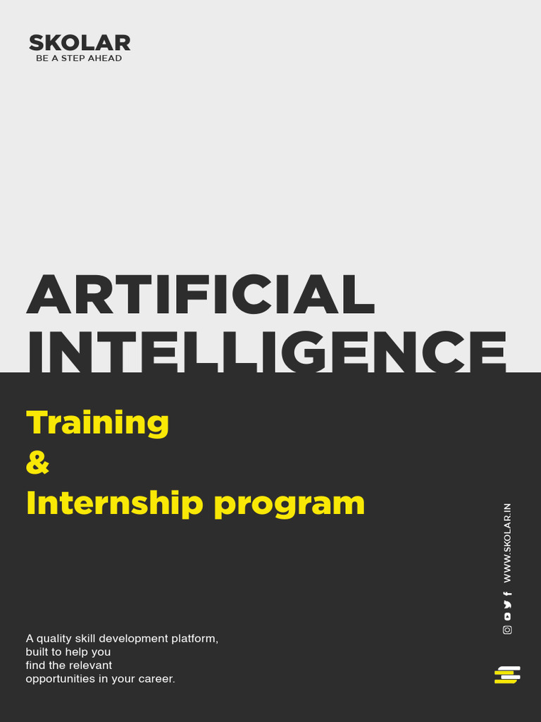 Artificial Intelligence by SKOLAR | PDF | Principal Component Analysis | Machine Learning