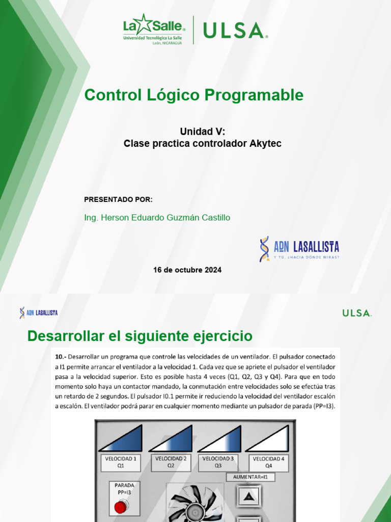 Clase Practica Controlador Akytec - Crontol Lógico Programable | PDF