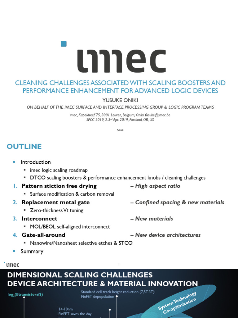 01-08-O Yusuke-imec-Cleaning Challenges Scaling Boosters and Performance Enhancement For Adv ...
