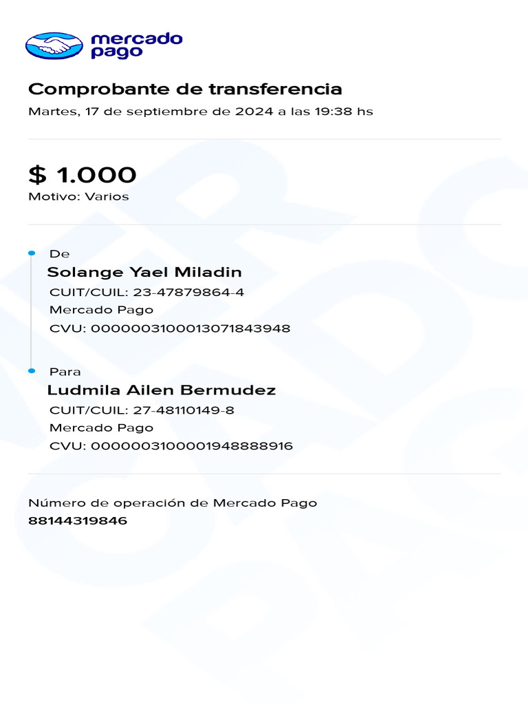 Mercadopago Comprobante Payment-88144319846 | PDF | Derecho