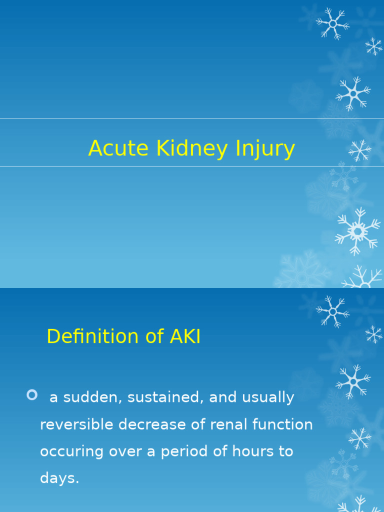 AKI | PDF | Kidney | Medicine