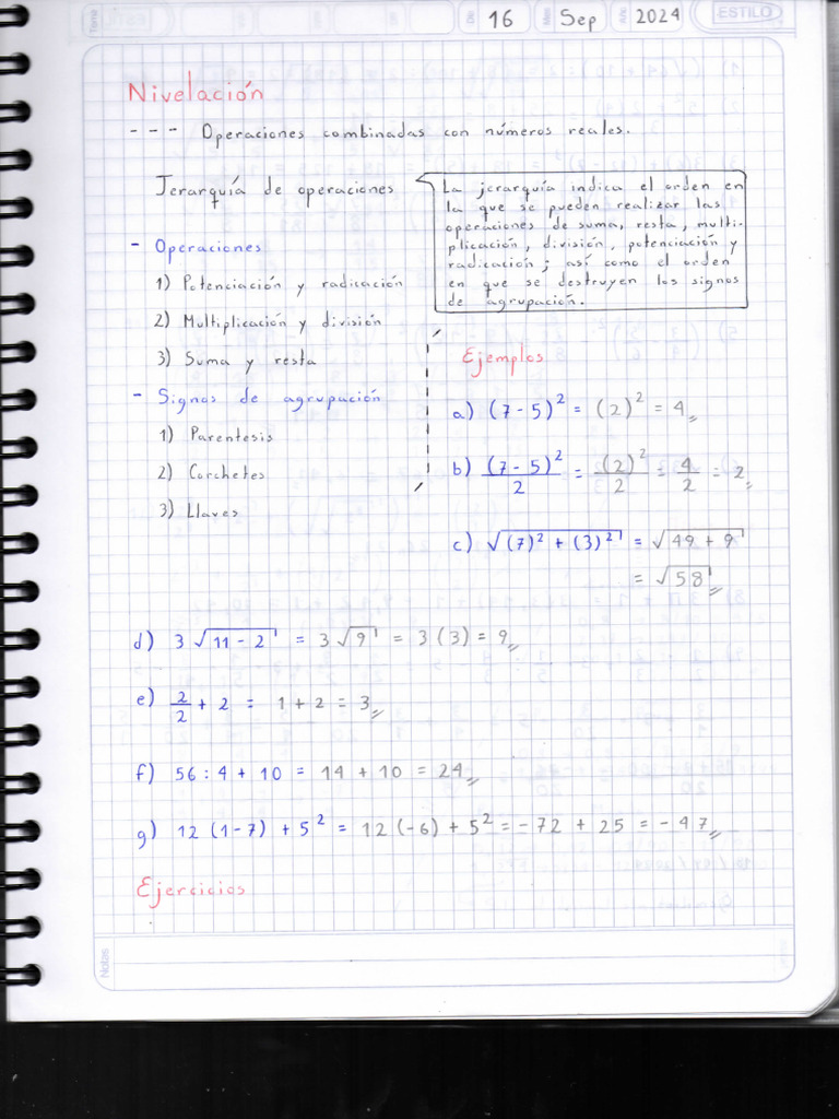 Materia de Matemática | PDF