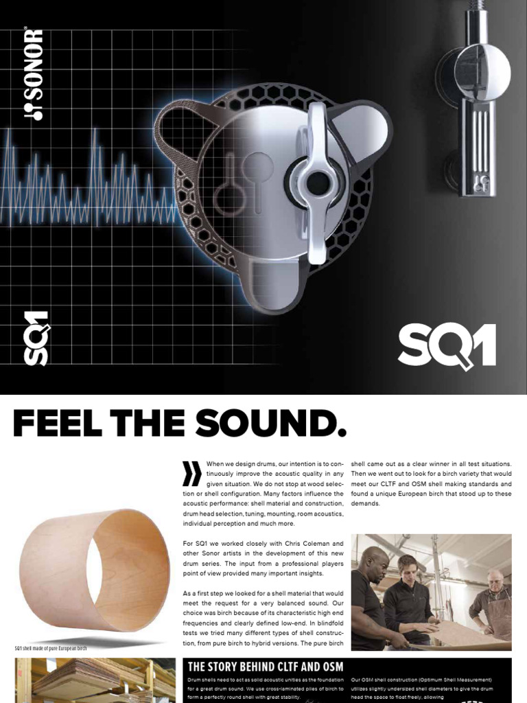 SONOR SQ1 2018 Web | PDF | Drum