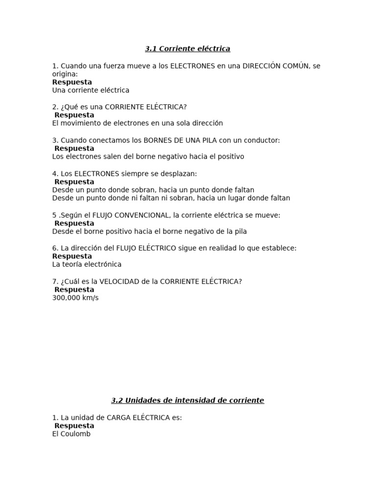 C3 - Corriente y Voltaje | PDF | voltaje | Corriente eléctrica