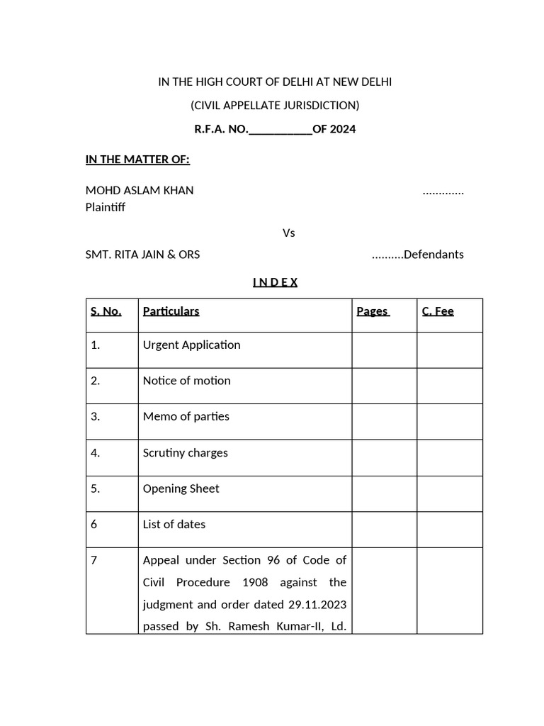 Suit For Declaration - Aslam Khan | PDF | Lawsuit | Common Law