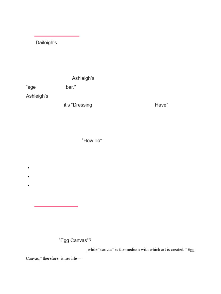 The Daileigh | PDF | Lifestyle