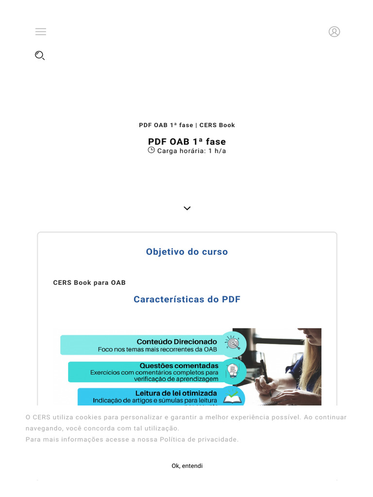 CERS - PDF OAB 1 Fase | PDF | Constituição | Sentença (jurídico)