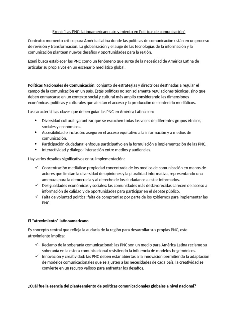 Exeni | PDF | America latina | Democracia