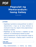 Pagsulat NG Memorandum | PDF