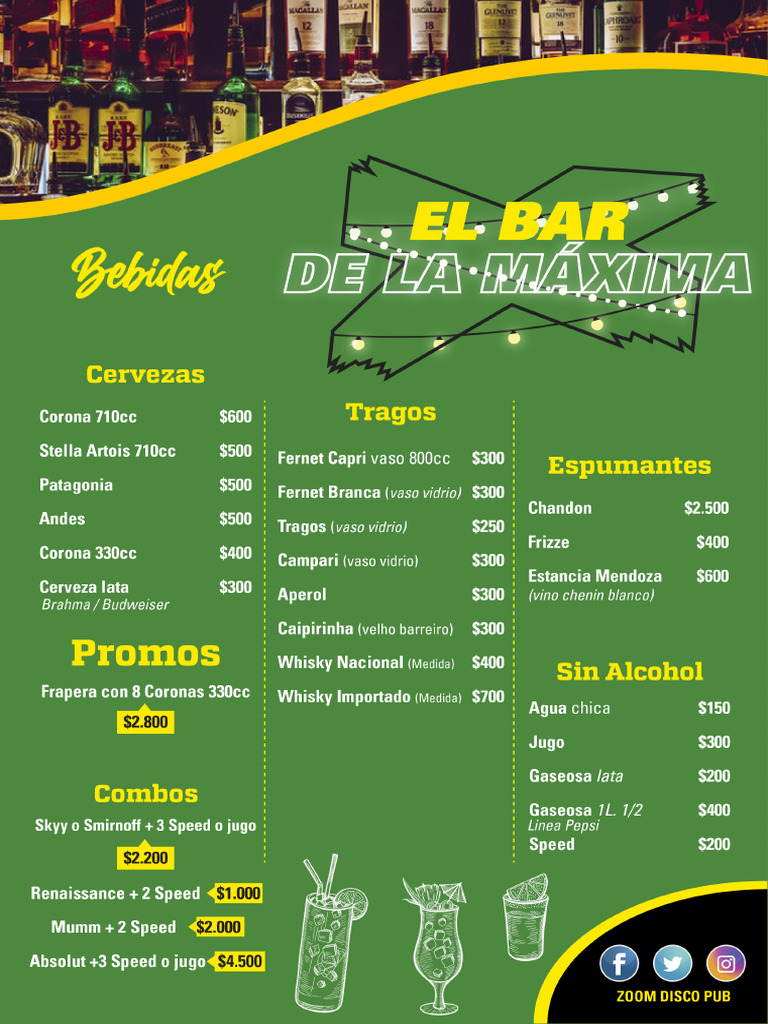 Menú Zoom Bar | PDF