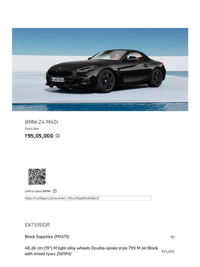 Z4 Black | PDF | Fuel Economy In Automobiles | Hybrid Vehicle