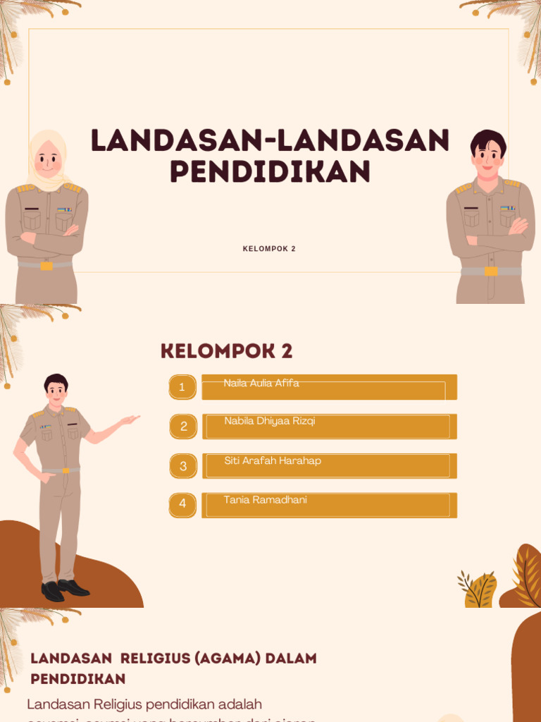 Landasan Pendidikan: Agama, Filosofi, dan Hukum | PDF | Karier ...